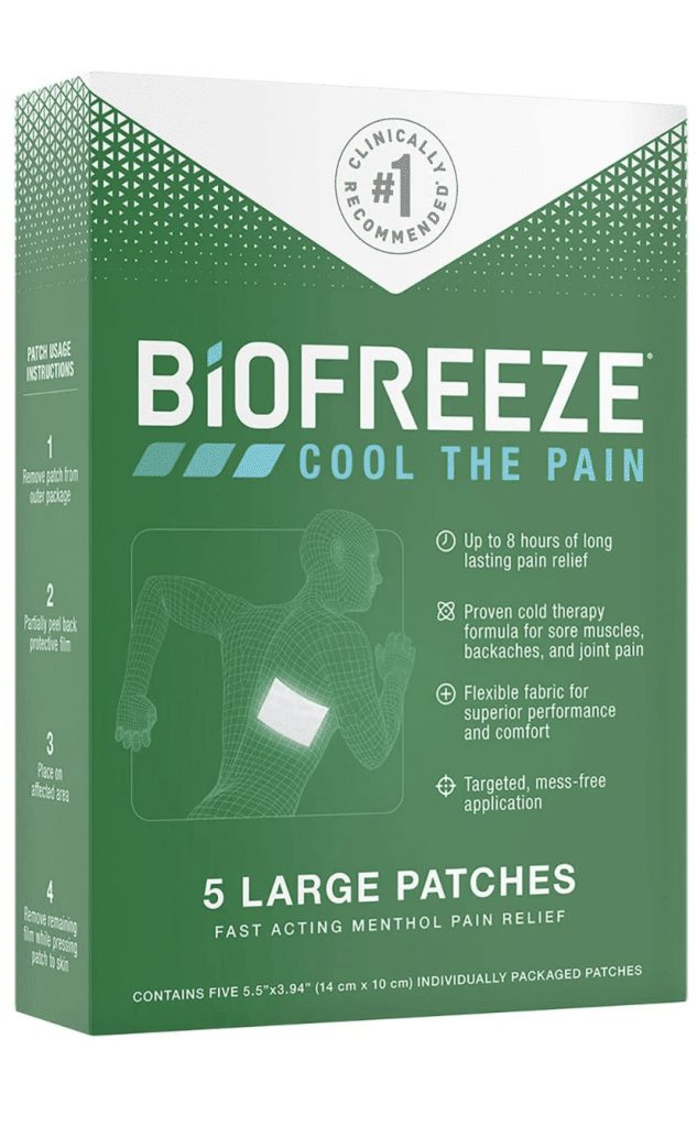 Biofreeze Pain Relief Patch (LARGE) - OAK WELLNESS HUB